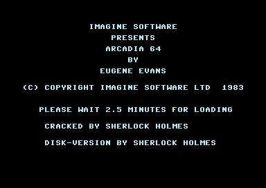 CSDb Arcadia 64 By Sherlock Holmes CSDb Arcadia 64 By Sherlock Holmes
