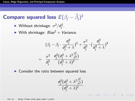 Linearridge Regression And Principal Component Analysis