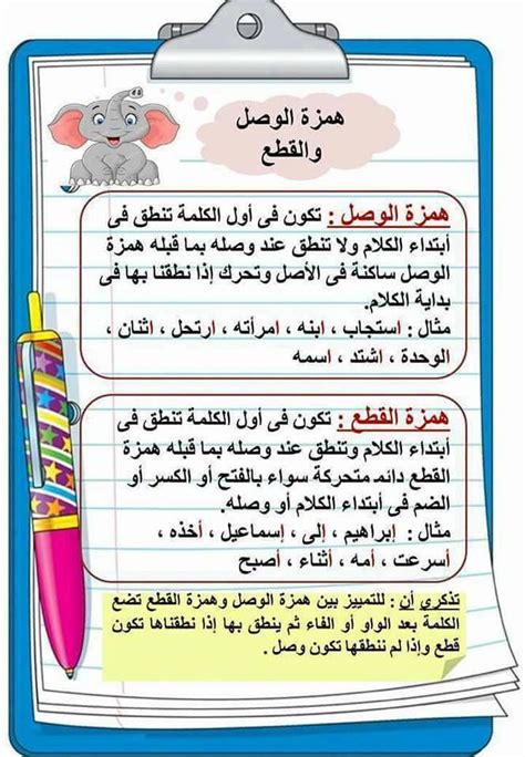 همزة الوصل وهمزة القطع تمارين كونتنت
