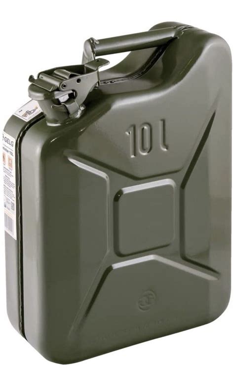 Tanica Metallo Omologata Trasporto Carburante 10LT Europarts S R L