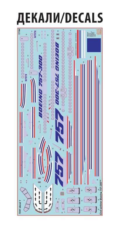 Model Kit Letadlo 7041 Boeing 757 300 1 144 Zvezda Car Model Kit Cz