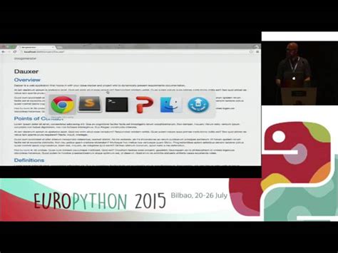 EuroPython Talk Waits Incorporando Administrado Repositorios De