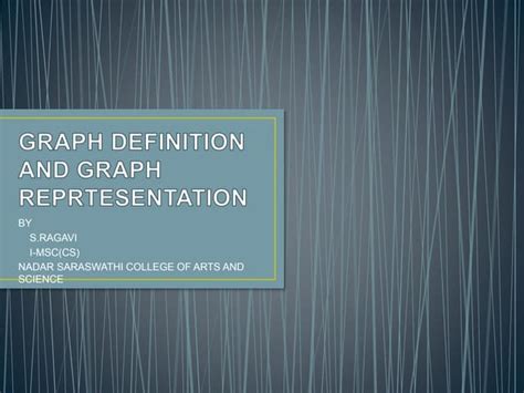 Connected And Disconnected Graph Pptx
