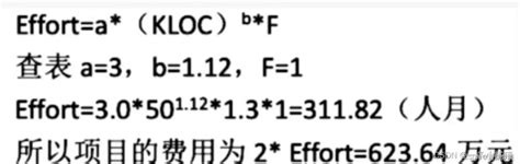 软件项目管理 第五章 软件项目的成本管理 课后习题参考答案——主编：李冰、张桥珍、刘玉娥 4 如果某软件公司正在进行一个项目 预计有