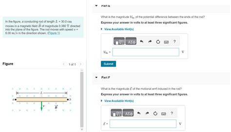 Solved What Is The Magnitude Vba Of The Potential Difference Chegg