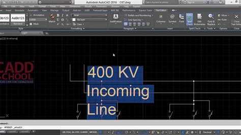 Single Line Diagram Electrical Autocad Diagram Line Single A
