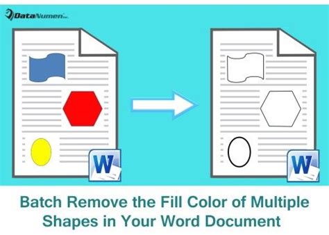 3 Ways To Batch Remove Fill Color In Word