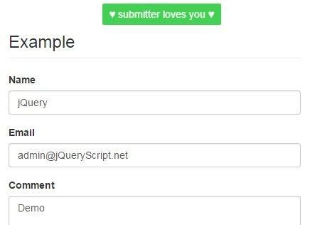 Simple Ajax Form Submission Plugin