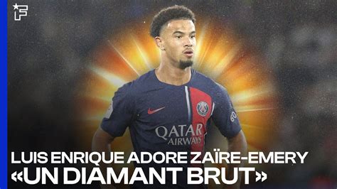 Luis Enrique Révèle Sa Passion Débordante Pour Warren Zaïre Emery