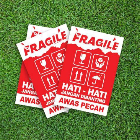 Jual Stiker Fragile Paket Kemasan Jangan Dibanting 03 Jakarta Selatan