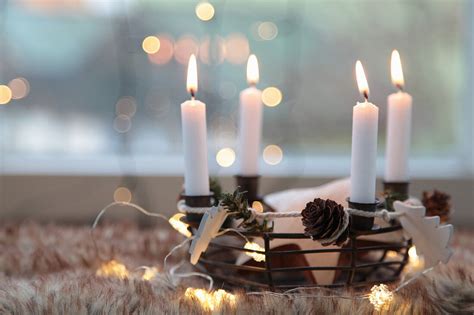 Miniature Advent Wreath With Tiny Larch … License Image 13268845