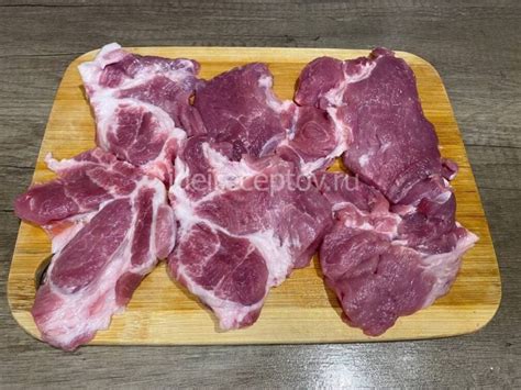 Мясо по французски из свинины на сковороде без картофеля пошаговый рецепт