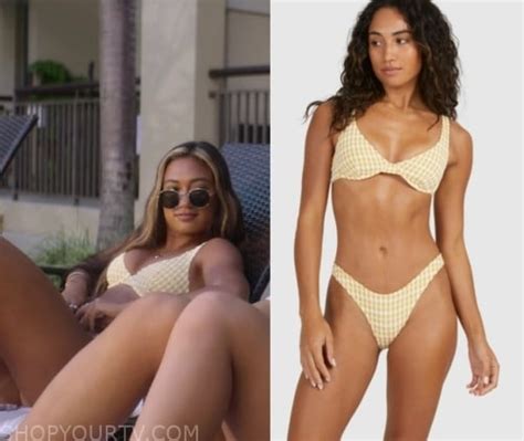 Surviving Summer Season 2 Episode 4 Poppys Yellow Checked Bikini