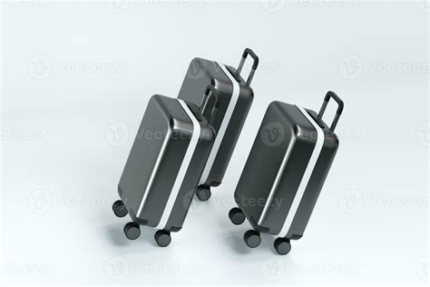 Luggage With White Background D Rendering Stock Photo At Vecteezy
