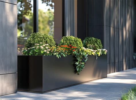 Ecoplanter Metal Planter Boxes Made For The Modern Garden