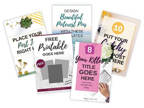 Free Pinterest Pin Templates [customizable In Canva ] Kristin
