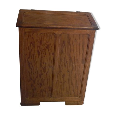Coffre Ancien En Bois Massif Selency