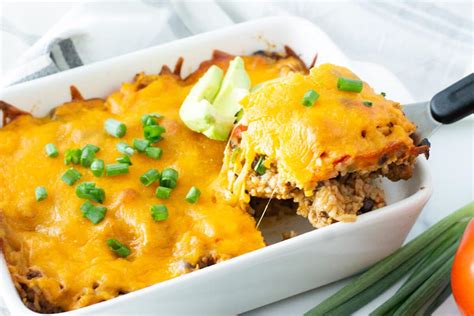Budget Friendly Dinner Series Easy Tex Mex Casserole W Ground Turkey