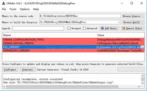 windows 上mali仿真实践编译opengl es 3 0 programming guide 例程环境配置 mali gles