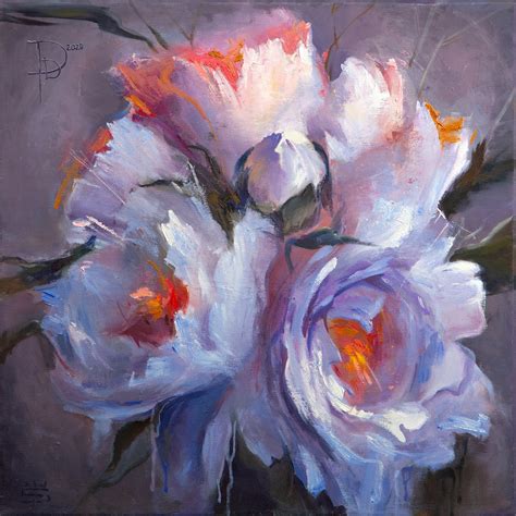 Peonies Oil Painting