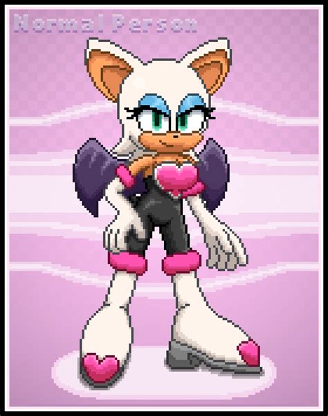 Pixel Rouge The Bat R Sonicthehedgehog