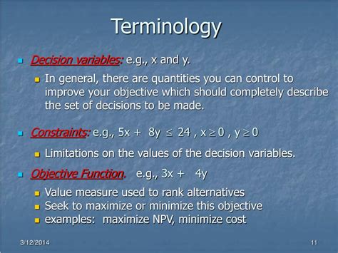 PPT LINEAR PROGRAMMING PowerPoint Presentation Free Download ID