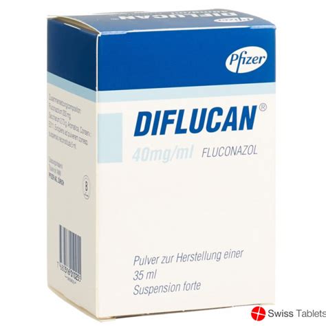Buy Online Diflucan Suspension 40mgml Forte 35ml At Swiss Tablets