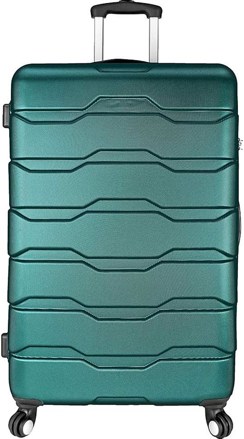 Review Elite Luggage Omni 3 Piece Hardside Spinner Luggage Set Black