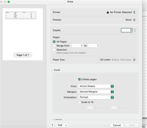 Excel 如何根据单元格值打印特定的页面或工作表极客笔记