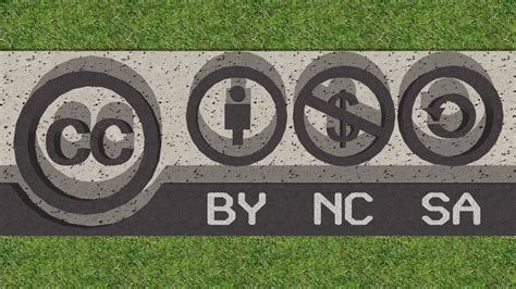 Cc Creative Commons Logo By Nc Sa 3d Warehouse