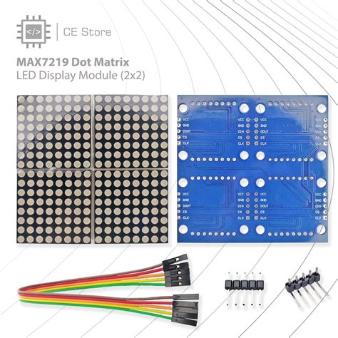 MAX7219 Dot Matrix LED Display Module 22 CE Store