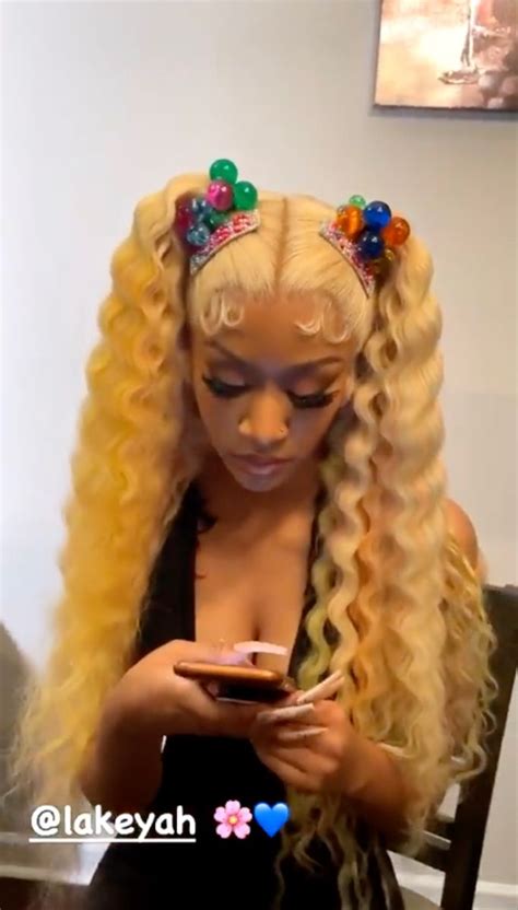 Pin By Tootie On TOOTIE Front Lace Wigs Human Hair Hair Ponytail Styles Pretty Hair Color