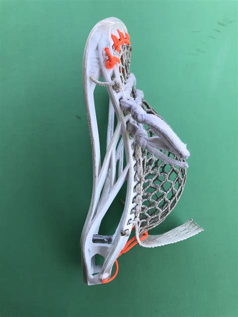 Used Warrior Evo Qx O Strung Lacrosse Head Uva Colors Sidelineswap
