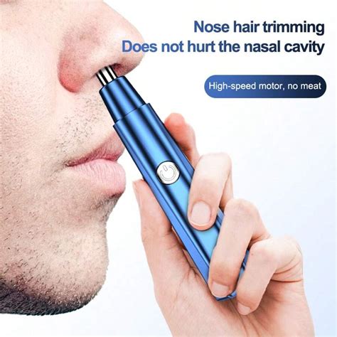 Electric Nose Hair Trimmer For Men Safety Nose Hair Removal Clipper