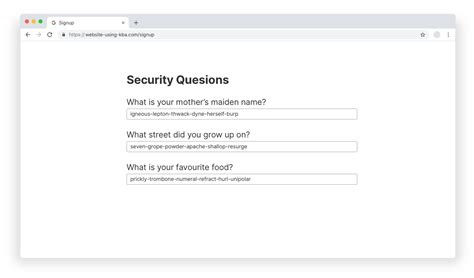 Examples Of Unique Security Questions At Heriberto Barry Blog