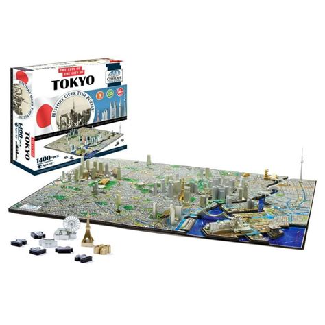 4d Cityscape 4d Tokyo Cityscape Time Puzzle Other