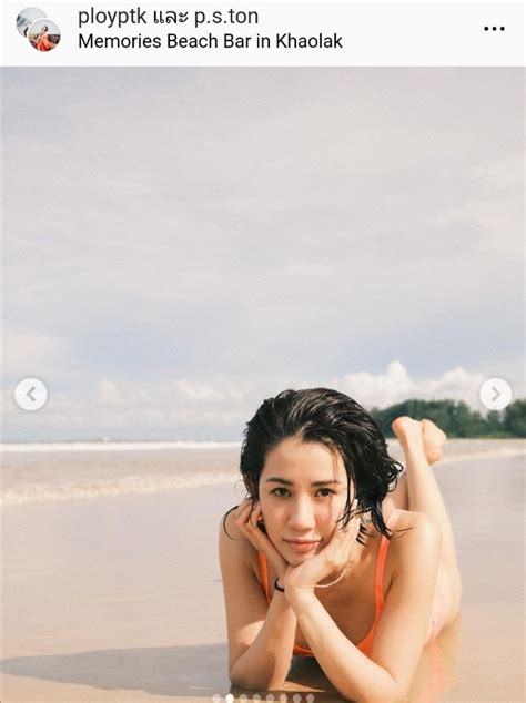 พลอย ภัทรากร เซ็กซี่เกินต้าน ใส่ชุดว่ายน้ำอวดผิวขาวจั๊วะ