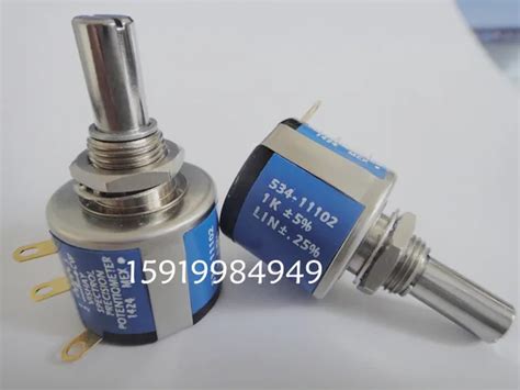 SA VISHAY SPECTROL MOD 534 1 1 100K Precision Multi Turn