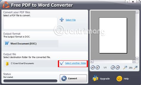 Phần mềm chuyển đổi file PDF sang Word chuyên nghiệp QuanTriMang com