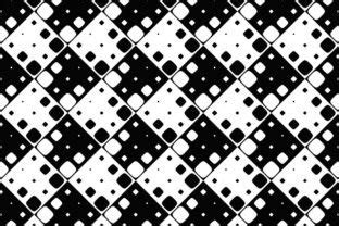 Seamless Rounded Square Patterns Graphic By Davidzydd Creative Fabrica