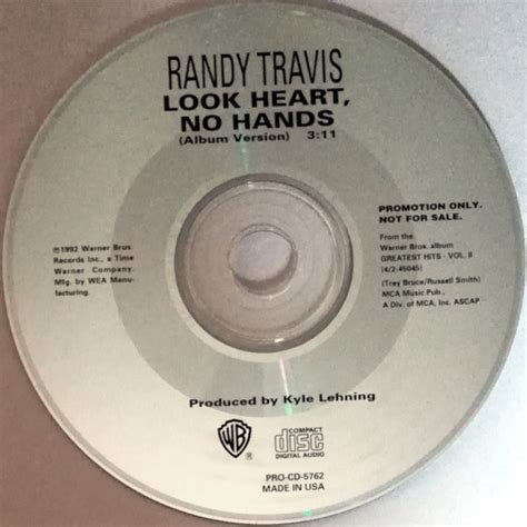 Randy Travis Look Heart No Hands 1992 CD Discogs