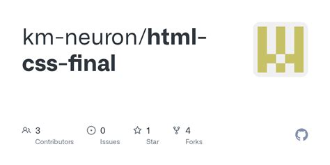 Github Km Neuronhtml Css Final