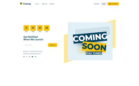 Transp Transport Courier Logistics Figma Template By Jthemes