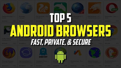 Top 5 Best Web Browsers For Android Youtube