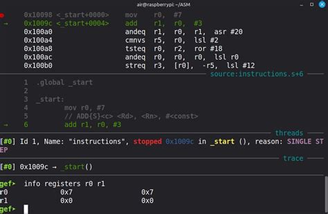 Arm Assembly For Hackers Part 2 Leveraging Gdb To Understand The Add Instruction Hackers Arise