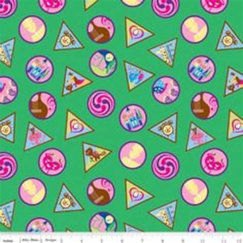Girl Scouts 12 Yard Badges C6771 Riley Blake Licensed Out Of Print 100