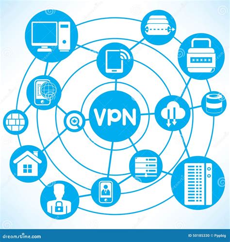 virtual private network stock illustration illustration of connect