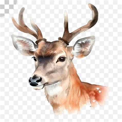Dibujo De Cabeza De Venado Cola Blanca
