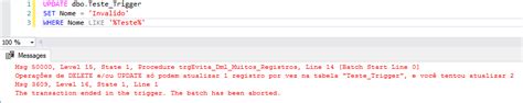 Sql Server Trigger Para Prevenir E Impedir Alterações Em Tabelas Dirceu Resende