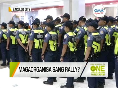 One Western Visayas BCPO Ginapanghandaan Ang Mga Hublag Protesta Sa